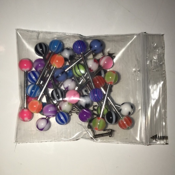 Jewelry | 2 Different Tongue Rings | Poshmark